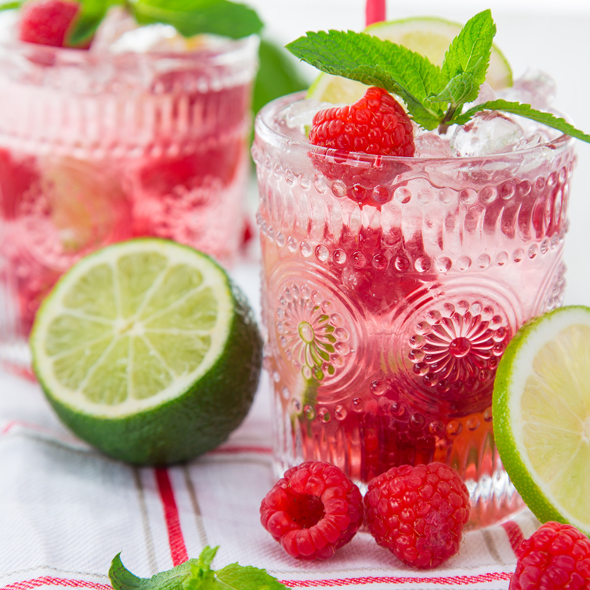 The Raspberry Gin Rickey - Lundeen's